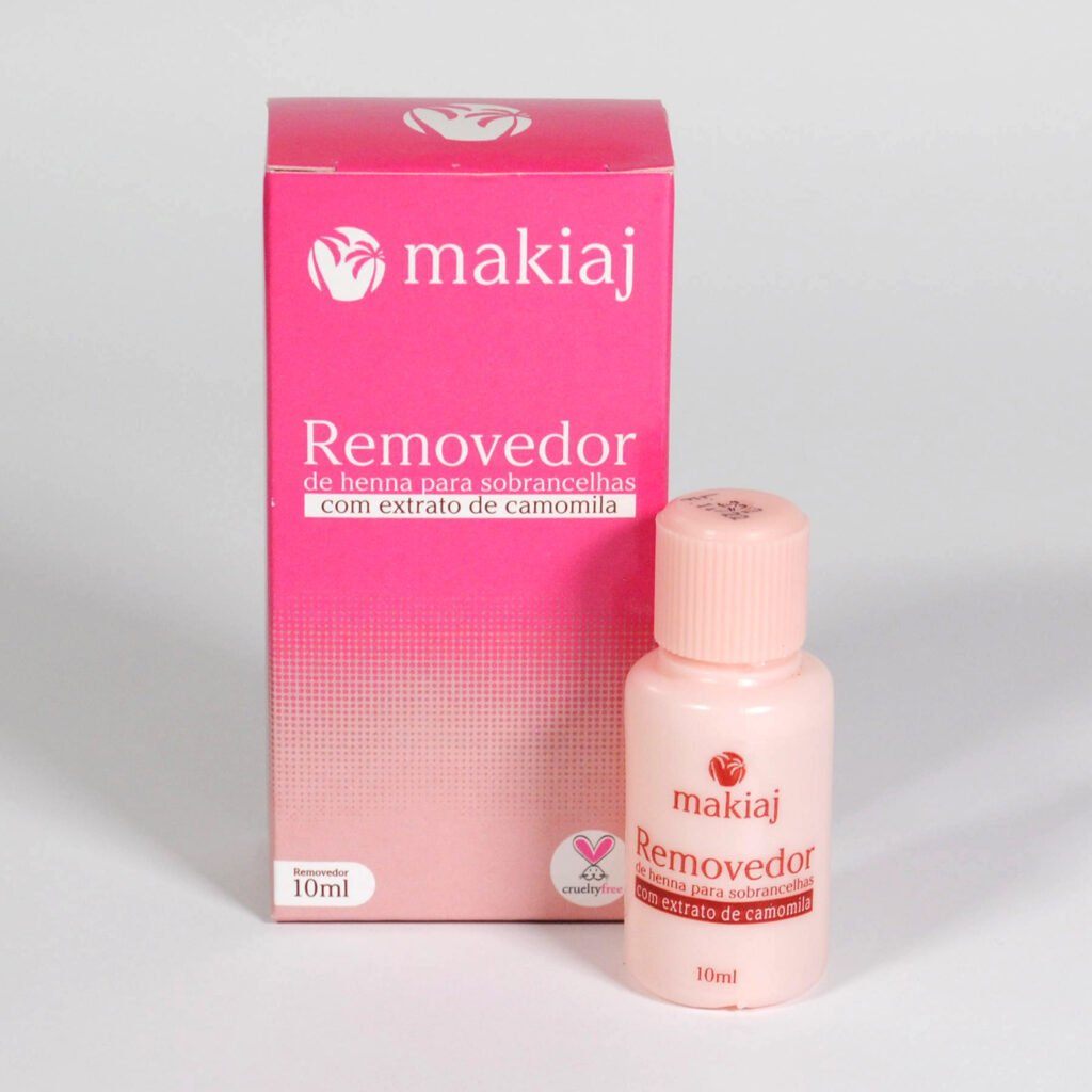 Removedor de Henna Makiaj. Perfeito para te auxiliar na aplicação