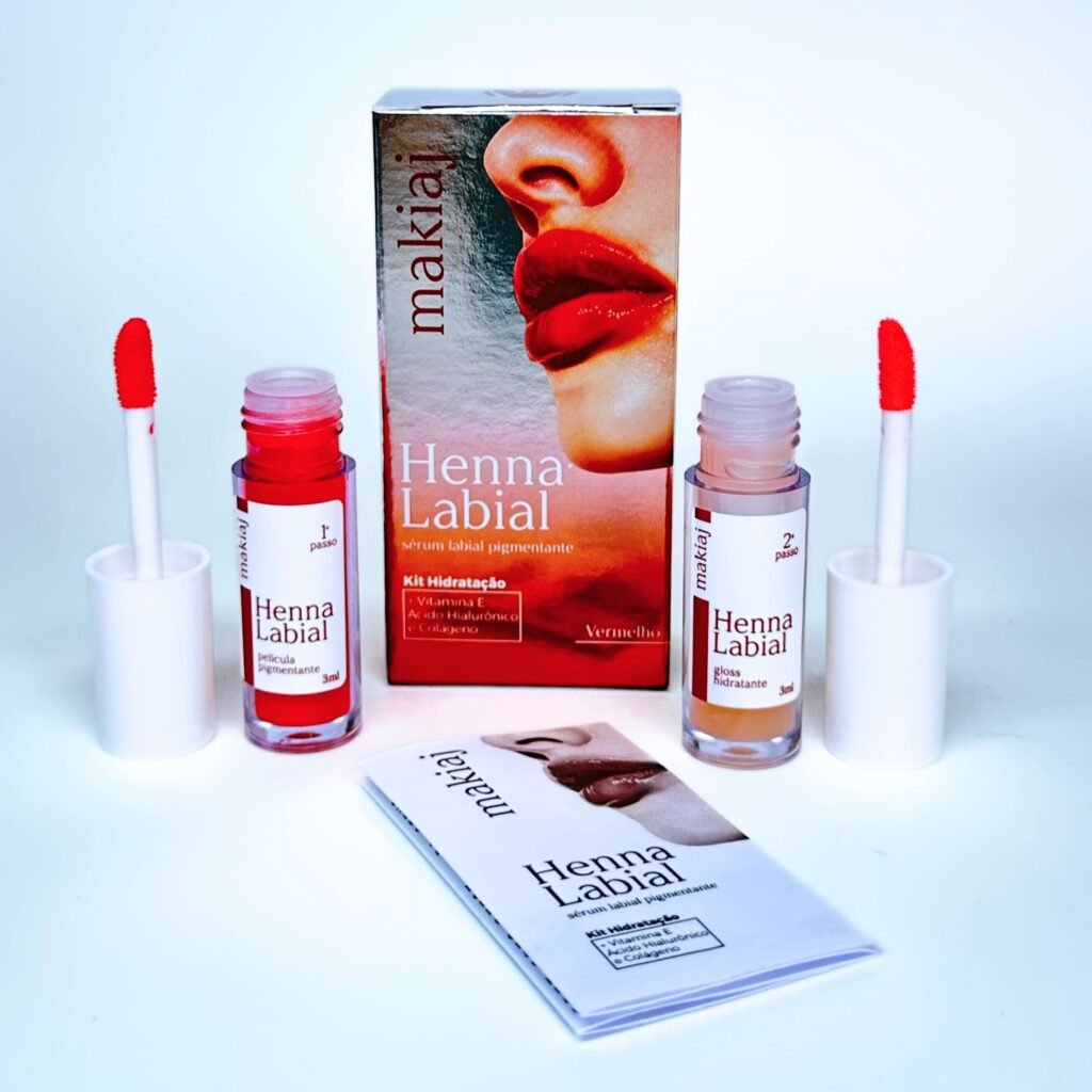 Henna Labial Vermelha | Makiaj